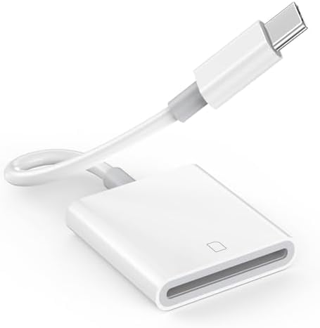 USB C SD Card Reader for iPhone 16, USB Type C to SD Card Adapter Trail ...