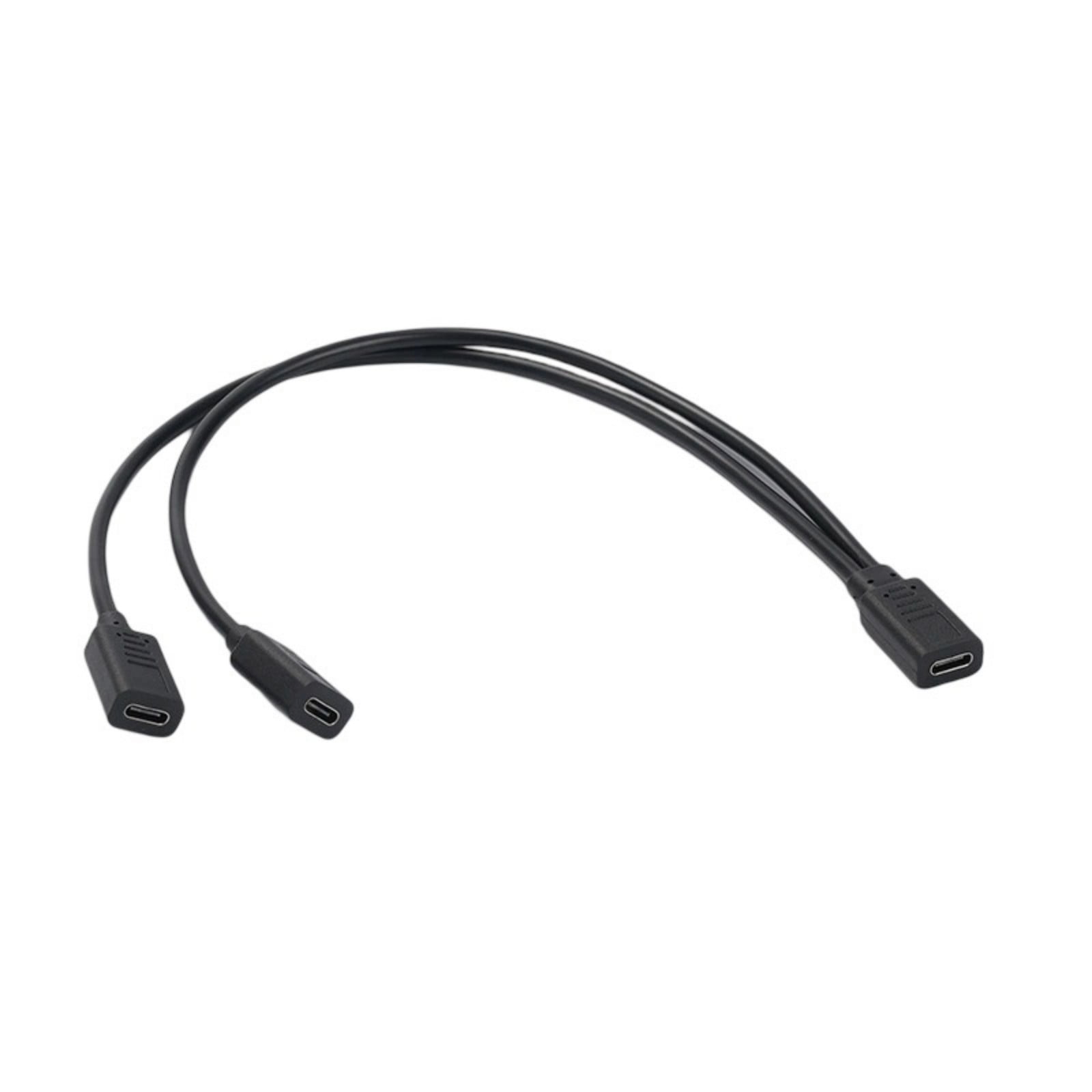 USB C Splitter Cable USB Type C Female to Female Splitter Extension ...