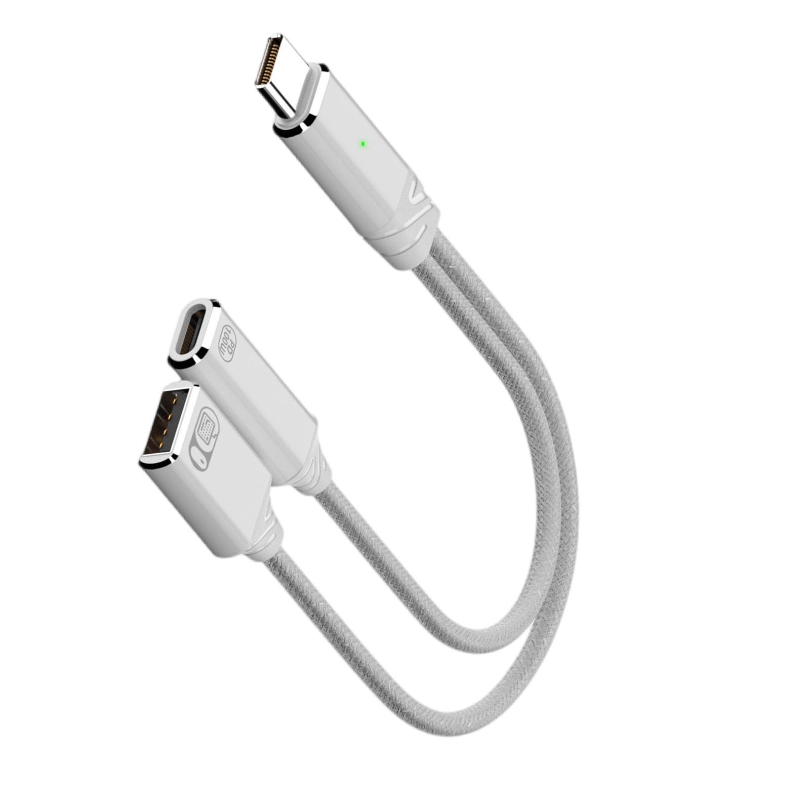 USB C Charging Adapter 2 in 1 USB C Splitter Short Type C Charging ...