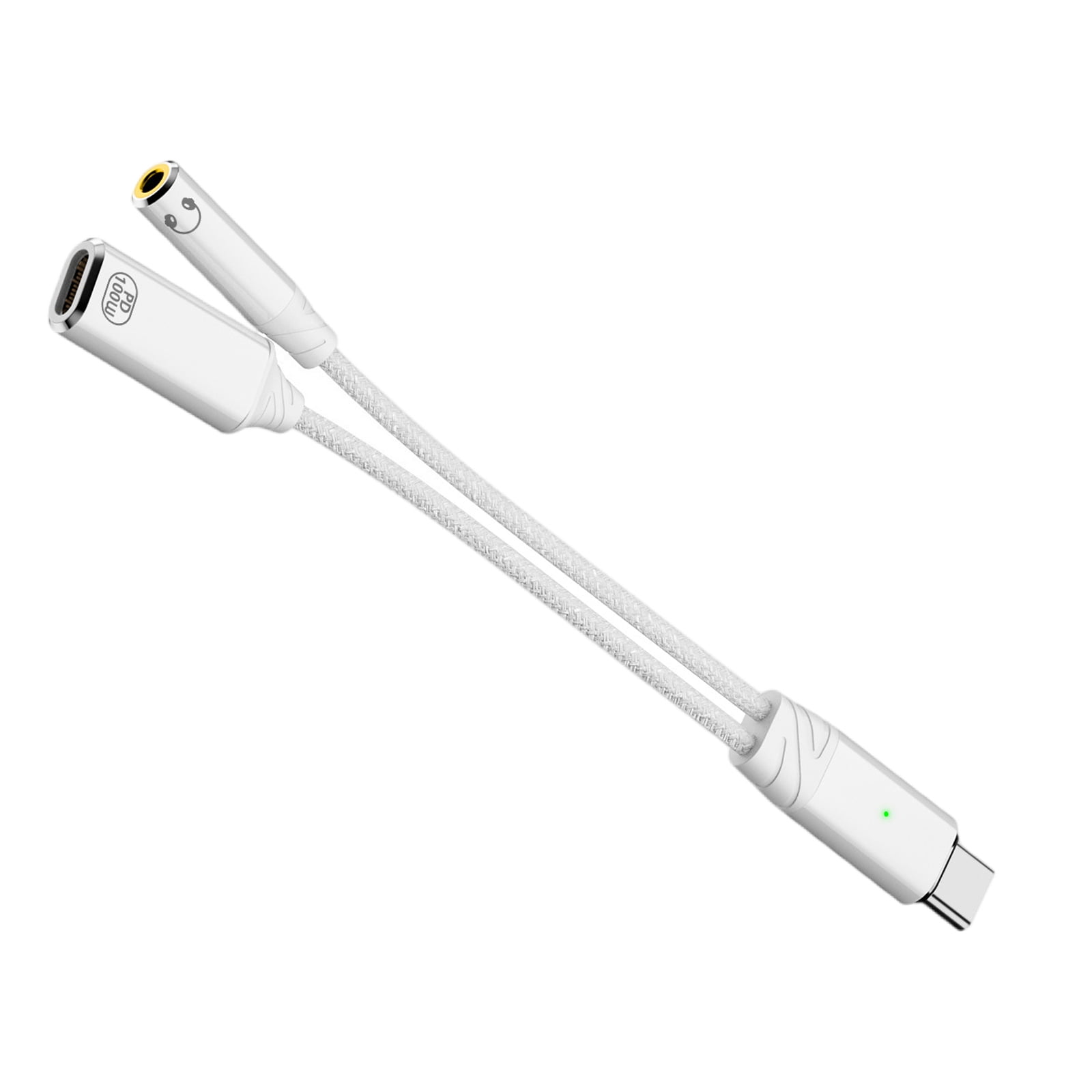 USB C Splitter Type C Double Plug 100W Fast Charging Adapter Splitter ...
