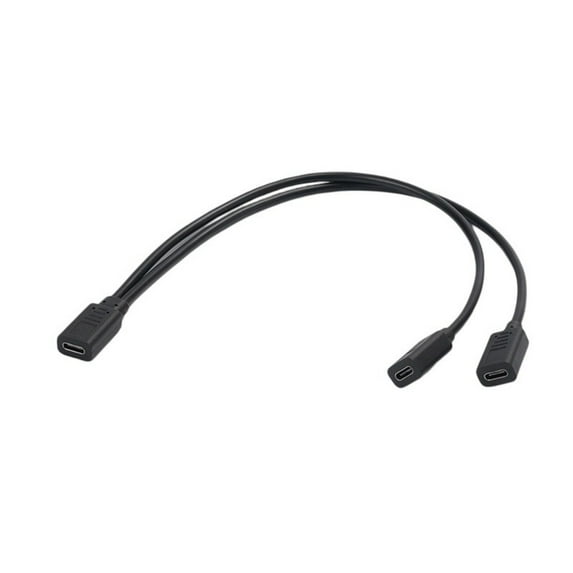 USB C Splitter USB C to 2 USB C Female Cable USB C Headphone Converter ...