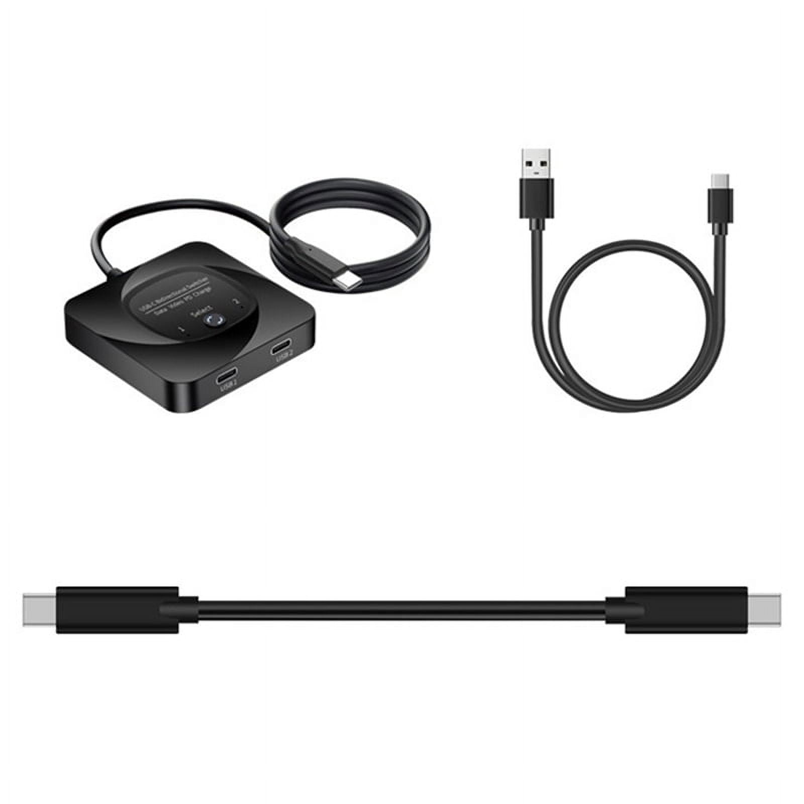 USB-C Switch Distributor Two Into One Out Converter Type-C 2 Into 1 Out ...