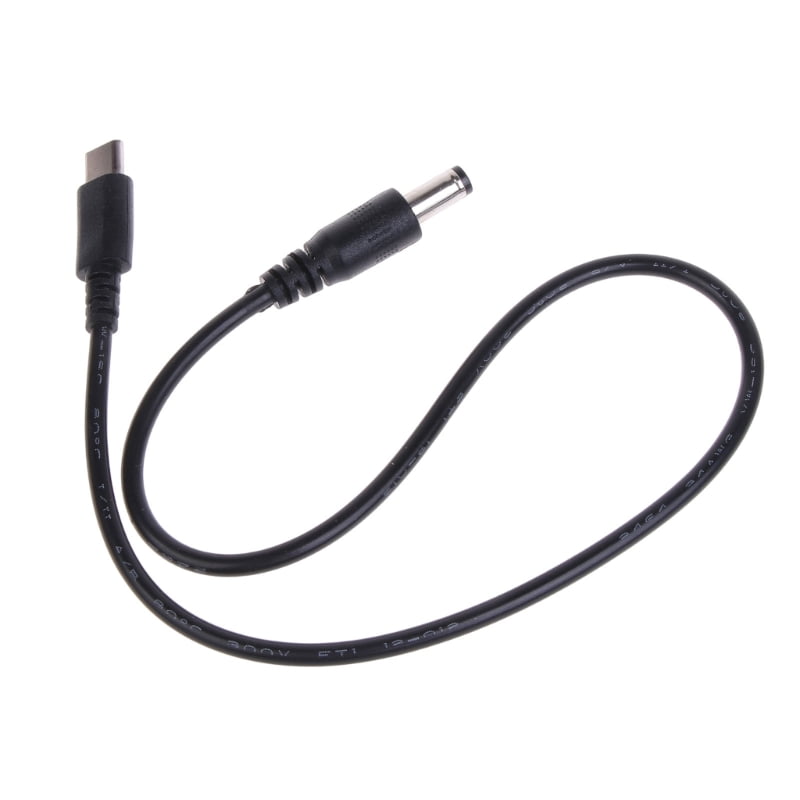 USB C To DC5.5x2.1mm Power Cable Support 5V3A USB C Male To DC5521 Male ...