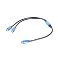 USB C To Double Type C Splitter Cable For Charging And Data Transfer ...