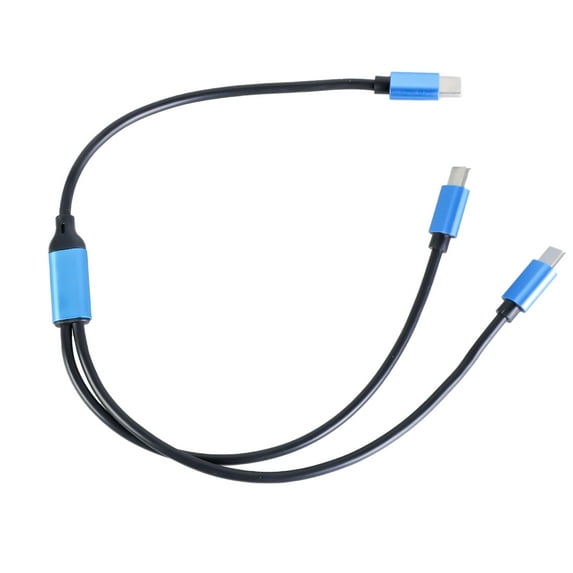 USB C To Double USB C Cable With 1 Data And Charging Port And 1 ...