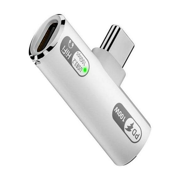 USB C To Headphone Adapter PD100W Charging Multiple Function For Phone ...