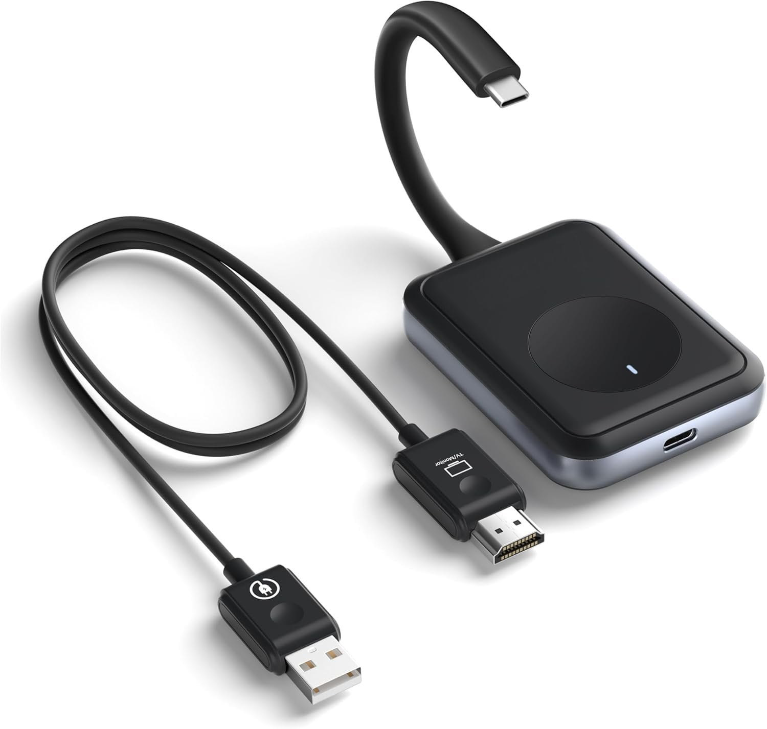 USB-C Transmitter and Receiver Kit, Portable USB-C to HDMI Extender ...