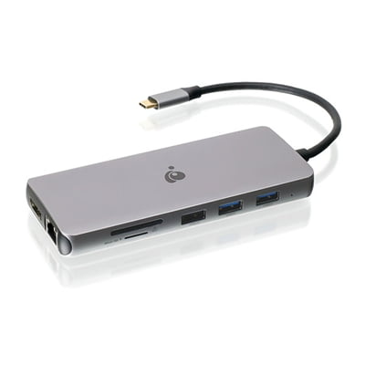 IOGEAR Pocket Dock Pro Compact USB-C Triple HD Dock with Power Delivery ...