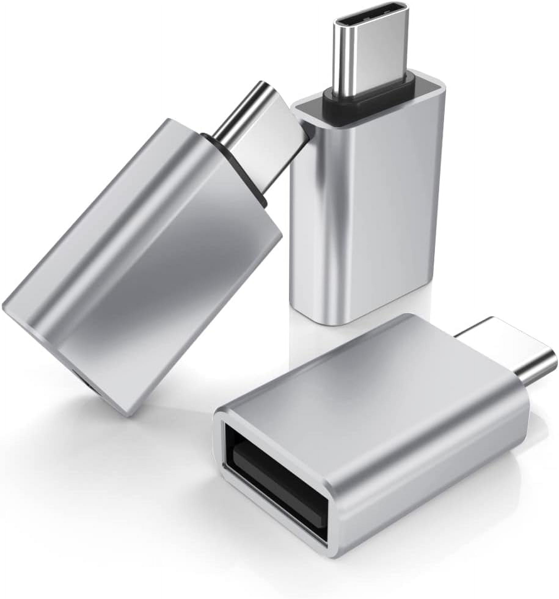 USB C to USB Adapter 3 Pack,USB C Male to USB A 3.0 Female Adapter,Type C Thunderbolt 4 OTG ...