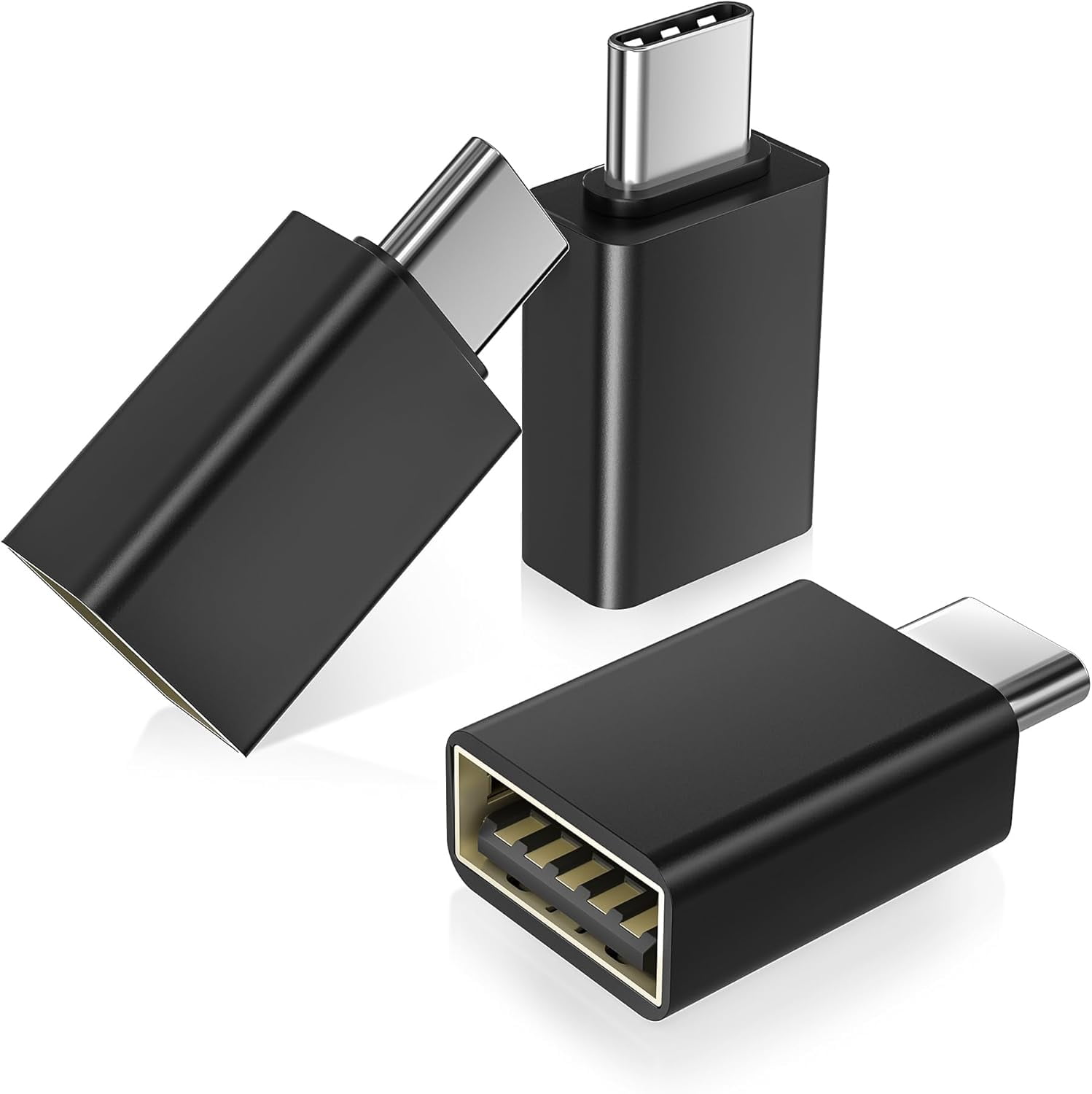 USB C to USB Adapter 3 Pack,USB C Male to USB A 3.0 Female Adapter,Type C Thunderbolt 4 OTG ...