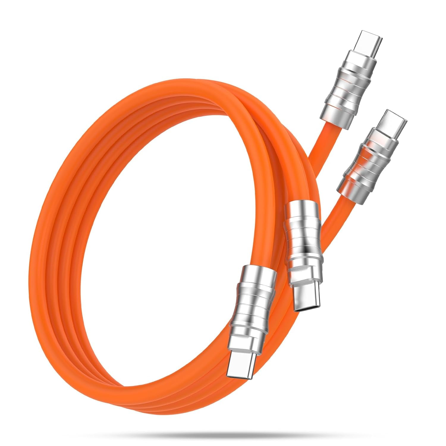 USB C to USB C Silicone Cable 2Pack 10FT, Ultra Flexible & Soft USB ...