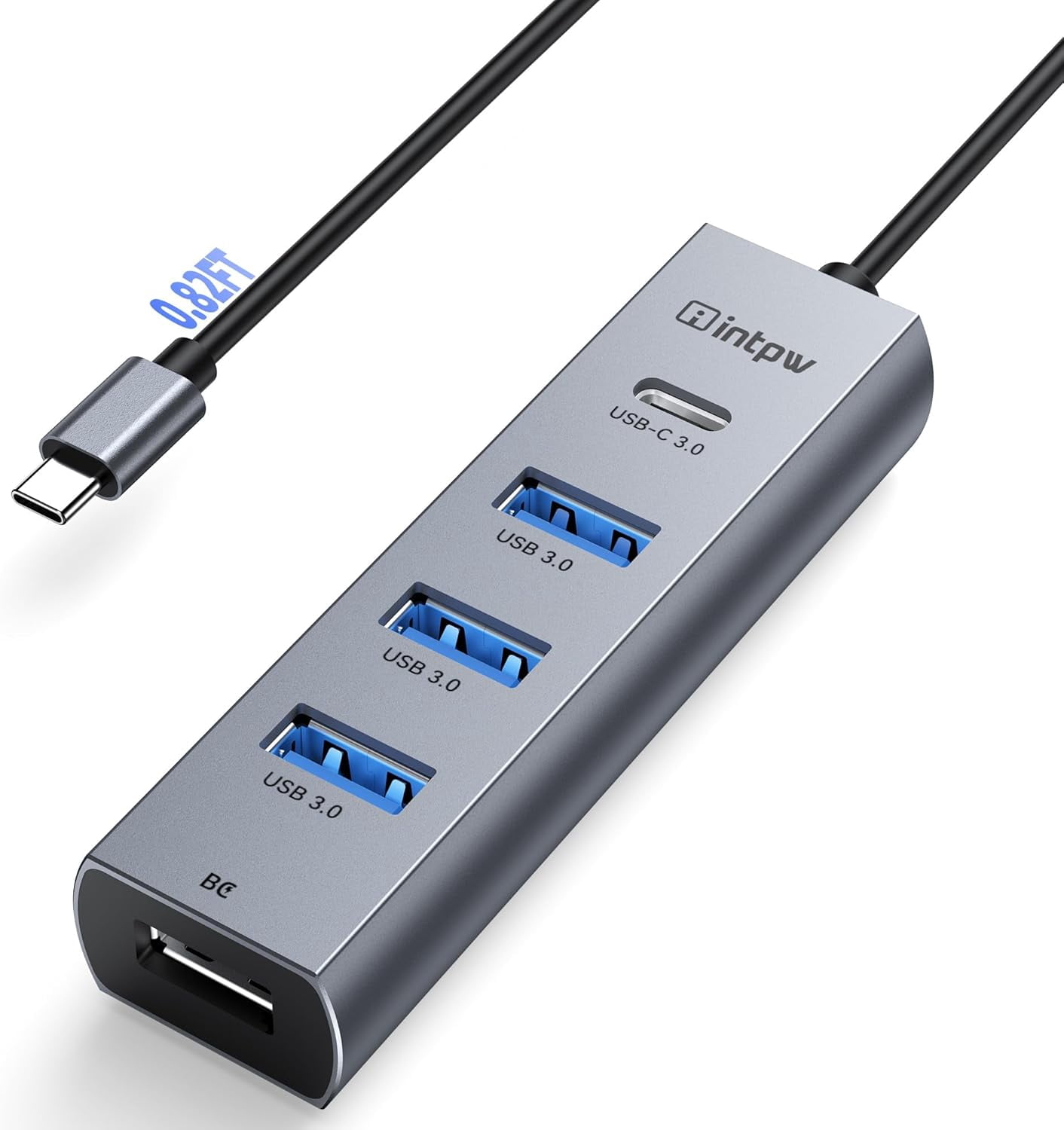 USB C to USB A Hub Splitter 5 Ports with BC Charging Aluminum ...