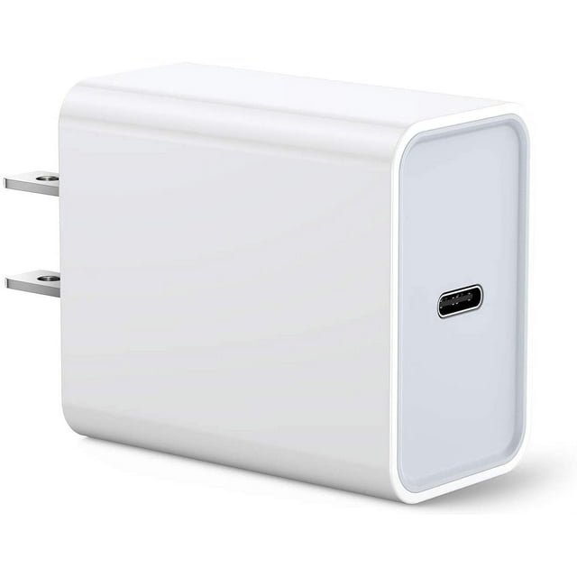 USB C Wall Charger,18W PD Power Adapter Charging Block Compatible with ...