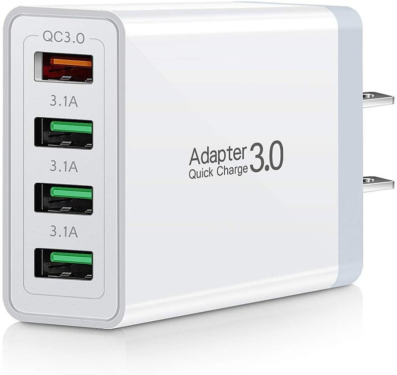 USB C Wall Charger, 33W 4-Port USB C Charger Block, Fast Charging Block ...