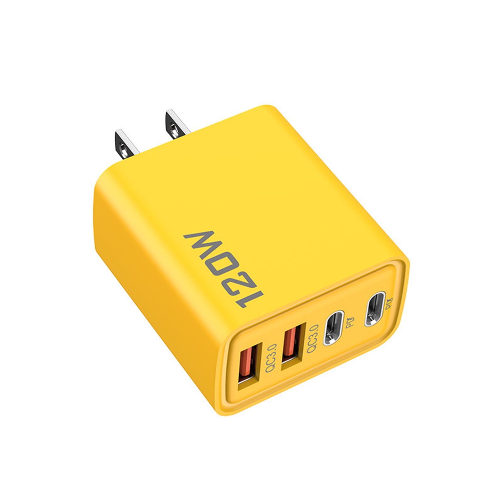 USB C Wall Fast Charger Block, 120W 4-Port Charger Fast Charging Blocks ...