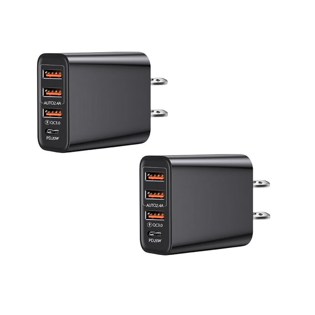 USB+C Wall Mount Phone Charger Portable Fast Charger For Fast Charging ...