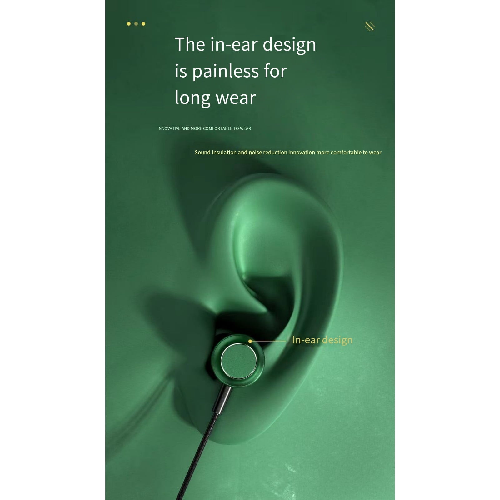 USB C Wired Headphones with Ergonomic Lightweight Design and Enhanced ...