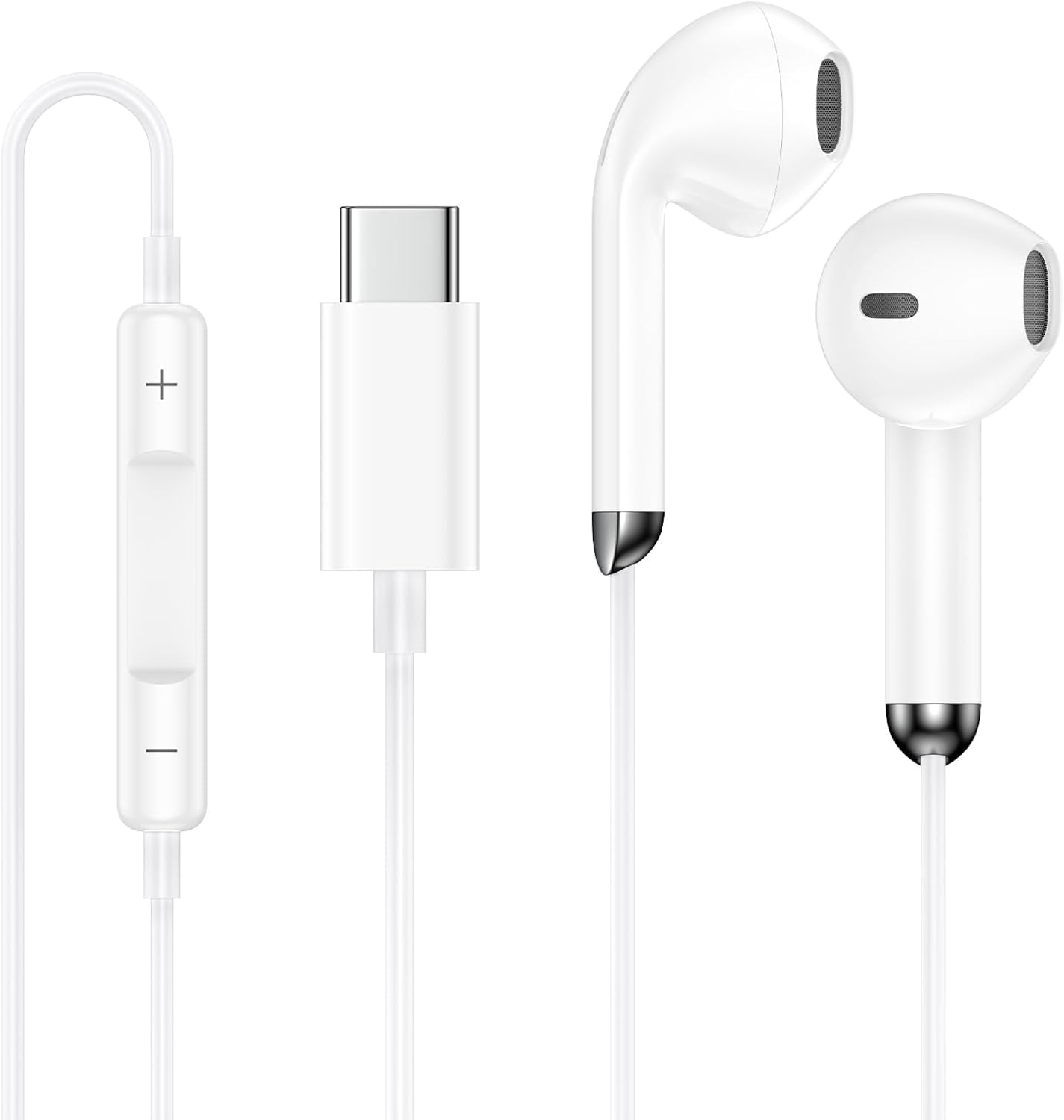 USB C for iPhone Headphones Earphones Wired for iPhone 17/17 Pro/17 Pro ...
