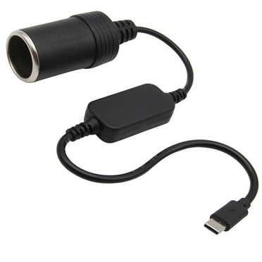 USB to 12V DC Car Charger Adapter - USB A Male to Cigarette Lighter ...