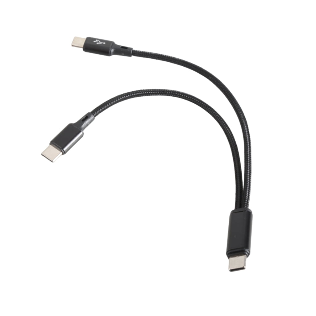 USB C to 2 USB C Male Charging Adapter Splitter 2Port Cable for Fast ...