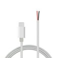 USB C to 2Pin Bare Wire Open End Cable 5V/2A USB Type C Male 2Pin ...