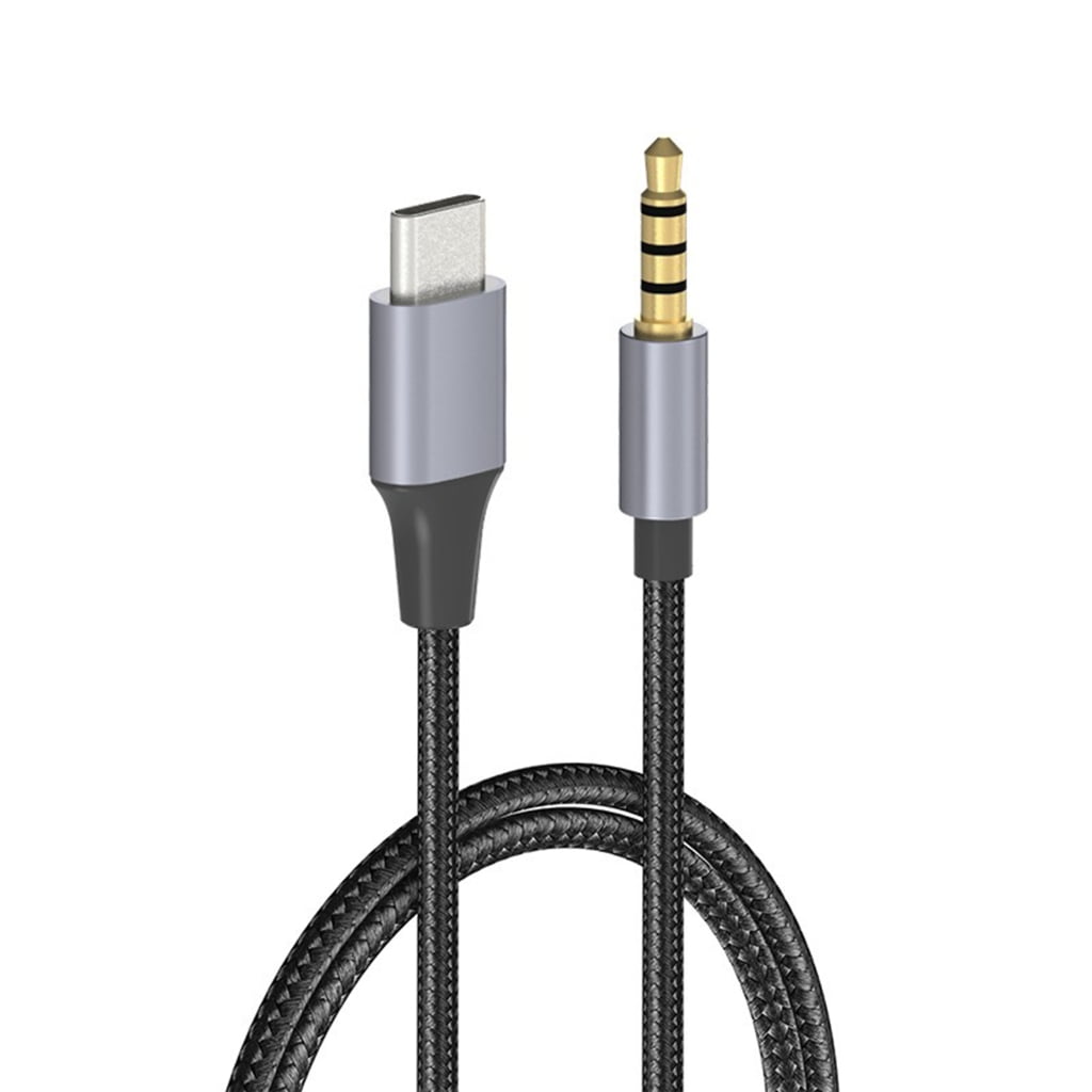 USB C to 3.5mm AUX Cable Noise Reduction Digital Chip AUX Cable ...