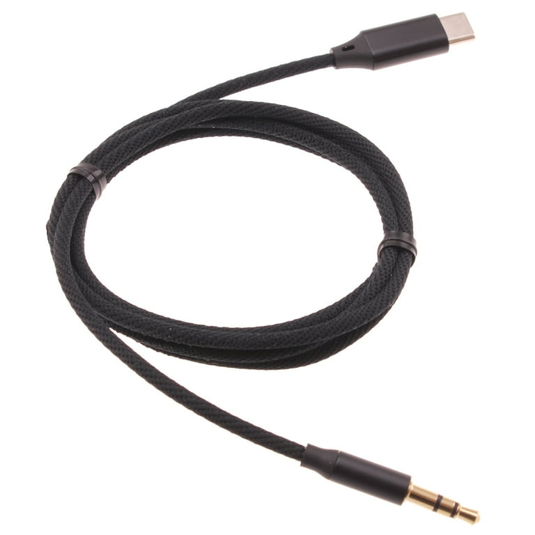 USB C to 3.5mm Aux Cable for iPhone 16 Pro Max Plus Audio Cord Car Stereo Aux in Adapter Speaker Jack Wire Braided for iPhone 16 Pro Max Plus Walmart