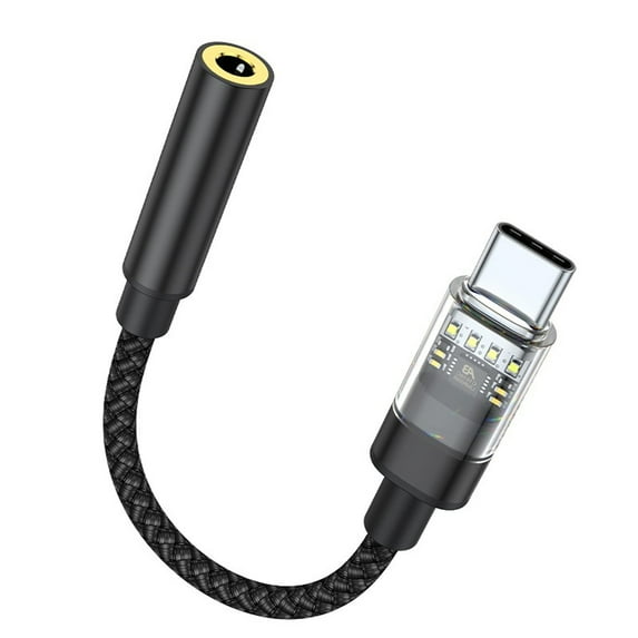 USB C to 3.5mm Headphone Adapter Cable Enjoy Easily Connection for Phone 15 Series/for Note 10 ...