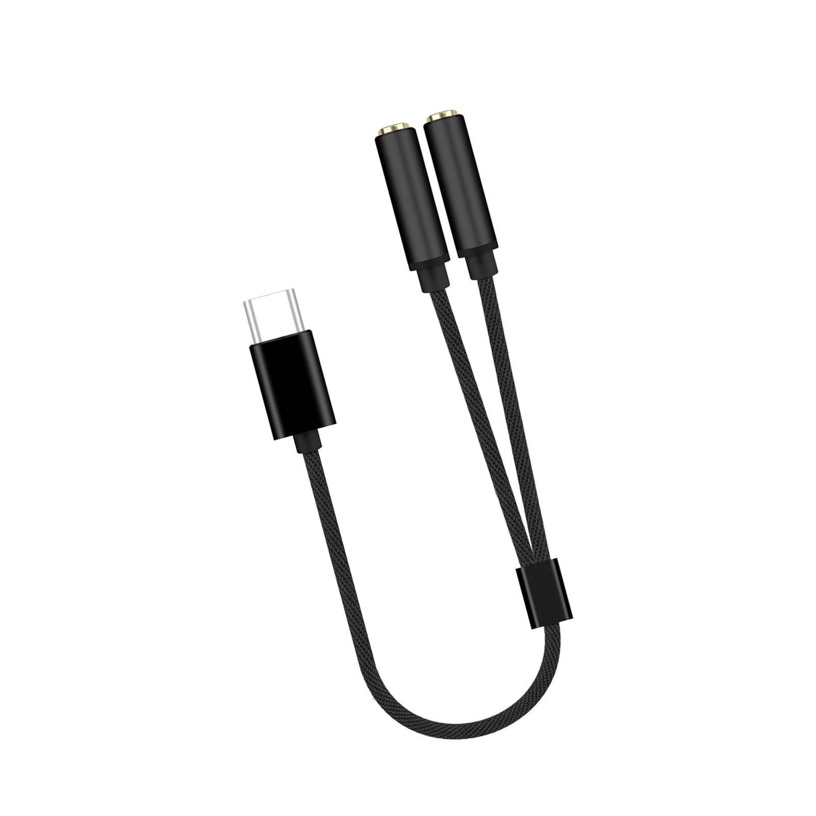 USB C to 3.5mm Sound Cable Headphone Double Female Cord Car Auxiliary ...