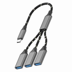 OTG Micro USB Hub Cable Adapter for Android - Walmart.com