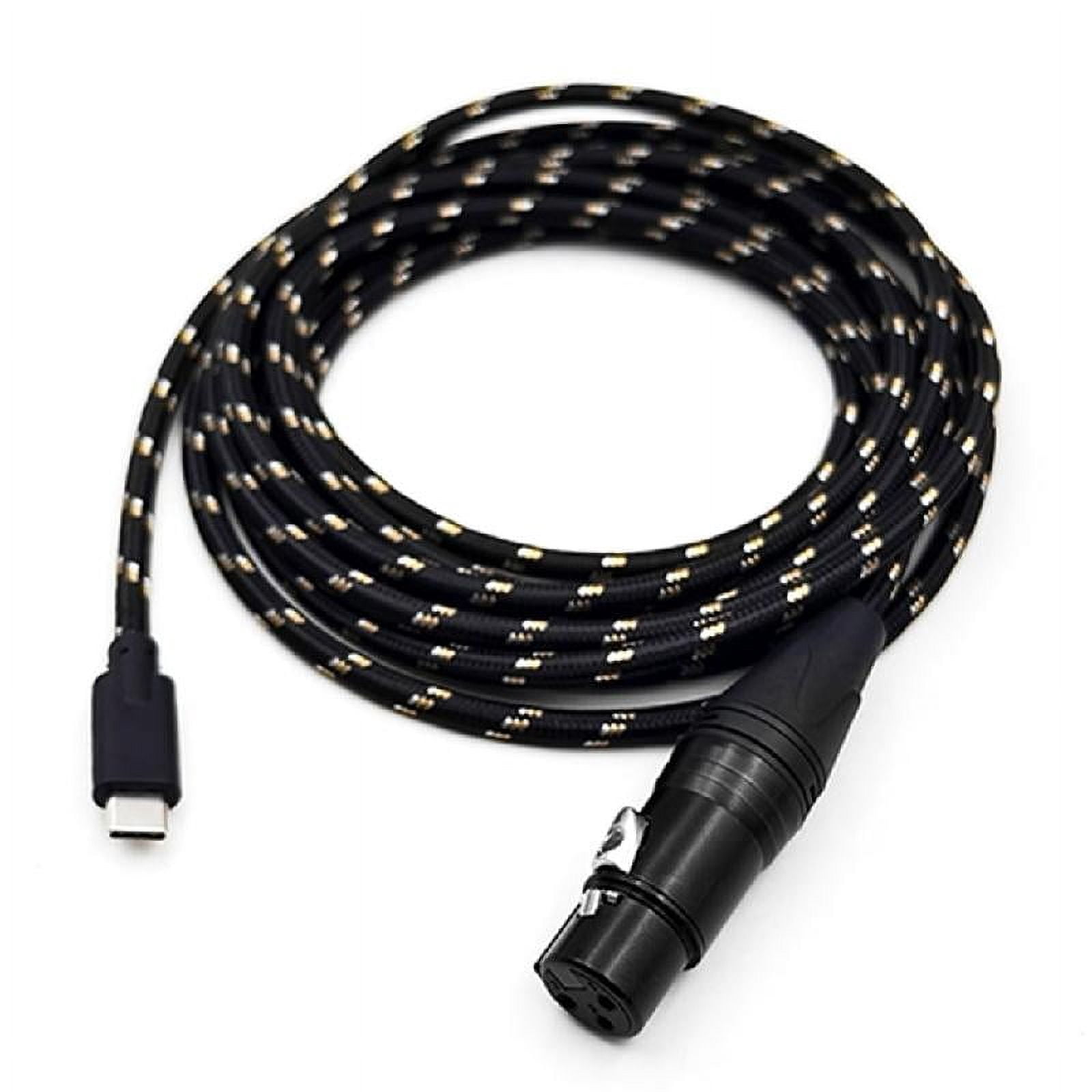 USB C to 3Pin Female Microphone Cable 32bit/384Khz Digital Aux ...