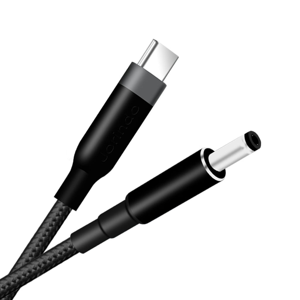 USB C to 5.5x2.1mm Connection Cable 100W Power Cord Braided Wire for ...