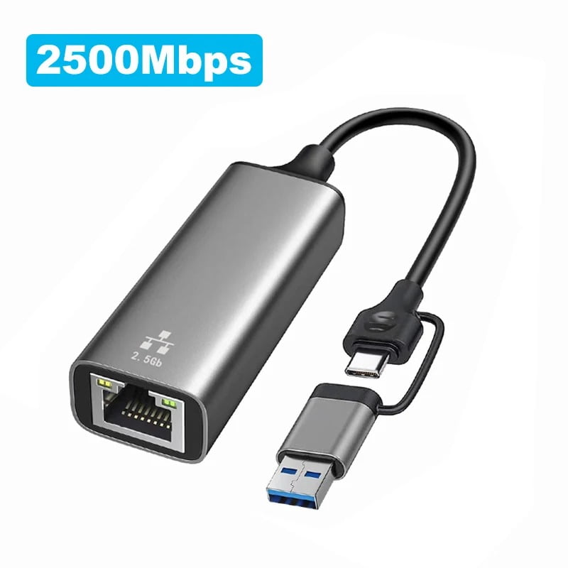 USB C to 5Gbps Ethernet Adapter RJ45 USB 3.2 Gigabit Network Adapter ...