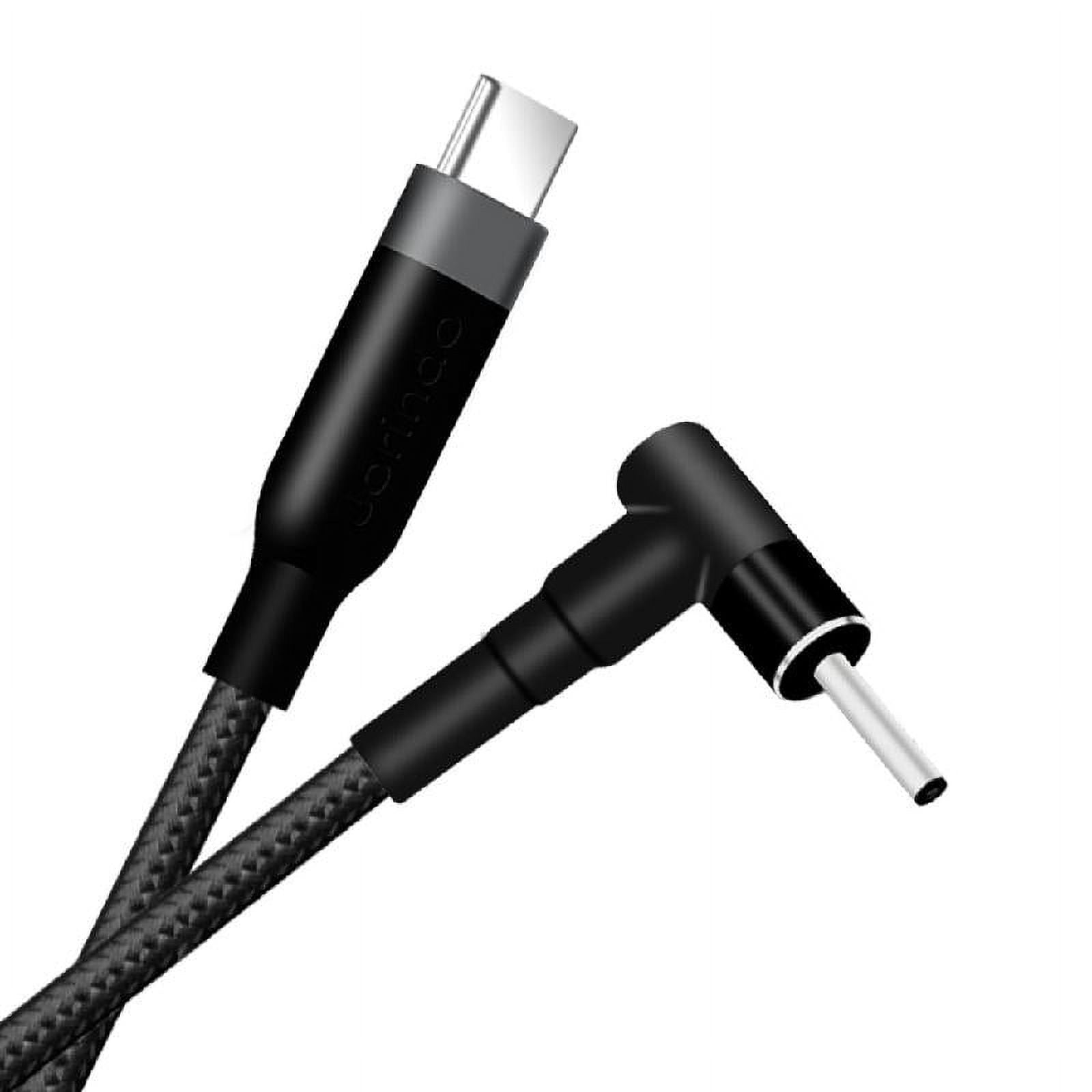 USB C to DC3.0x1.1mm Power Cable for Laptop 20V 5A Braided Power Cord ...