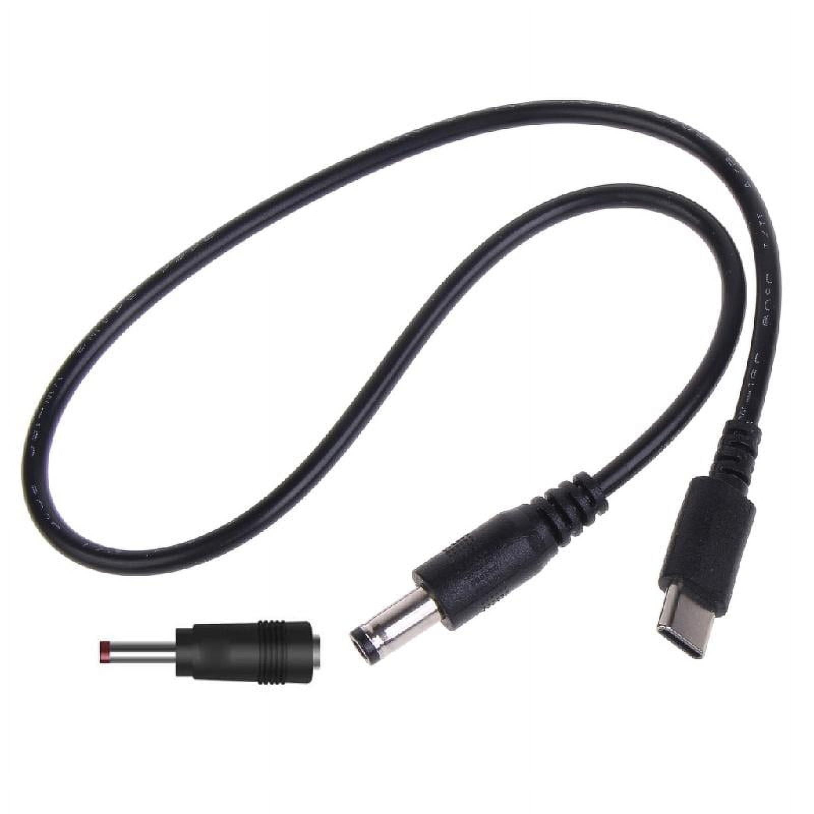 USB C to DC5.5x2.1mm 3.5x1.35mm Adapter Cable PD Triggers Cable for 9V ...