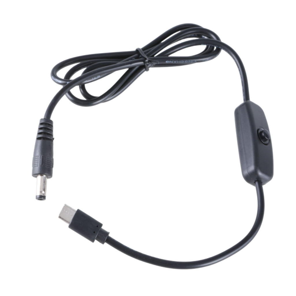 USB C to DC5521 12V Step Up Converter Cable Power Adapter Cord Wire ...