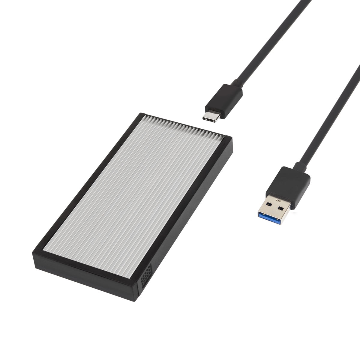 USB-C to Dual M.2 B-Key RAID External Enclosure SSD Drive. USB 3.1 Type ...