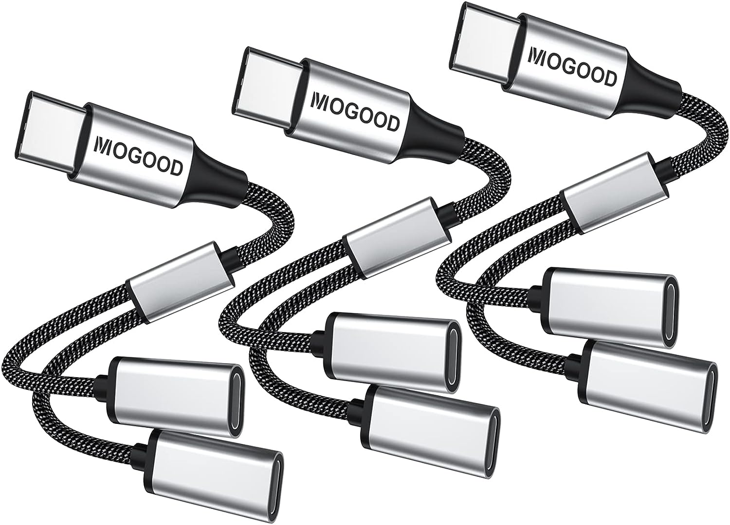 USB C to Dual USB C Female Adapter, 2 Ports, Not for Monitor and ...