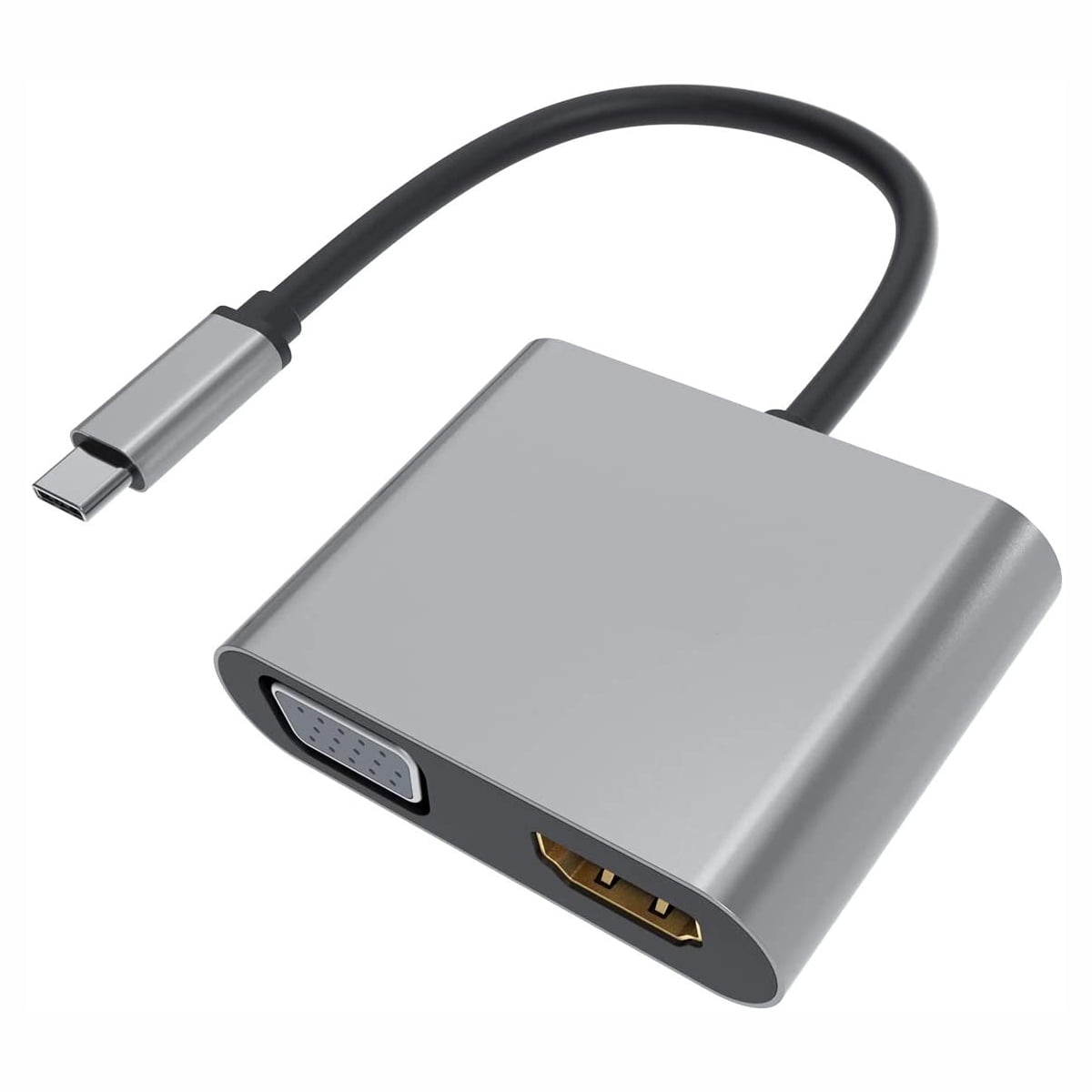 USB-C to HDMI VGA Adapter Video Splitter for Samsung Galaxy S21/S22/S23 ...