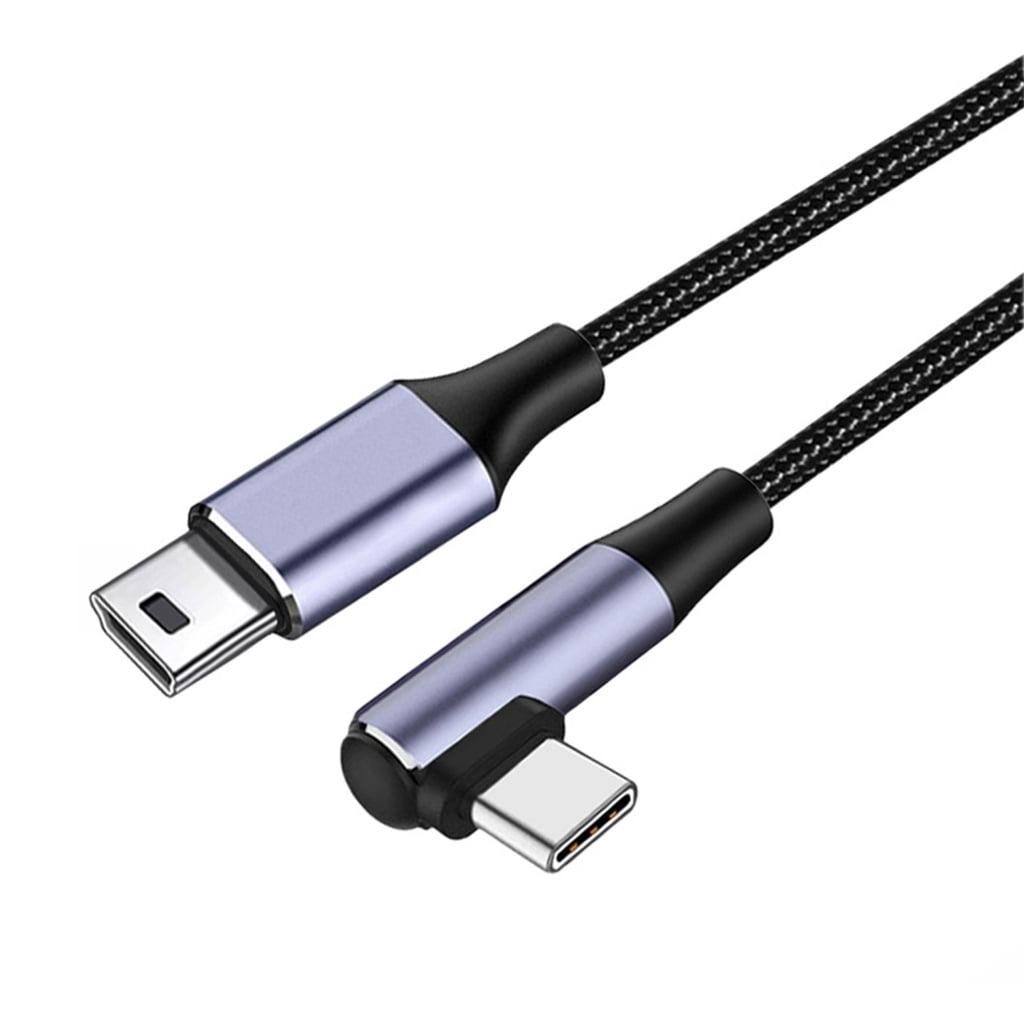 USB C to Mini USB Cable Braided USB C to Mini USB Charging Sync Data ...