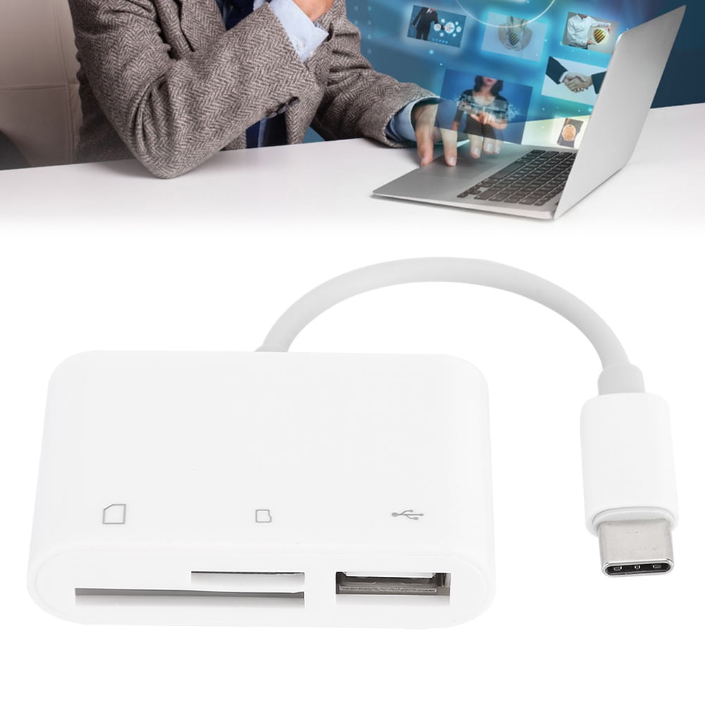 USB C to Sd TF Card Camera Reader Adapter Converter MultiFunction ...
