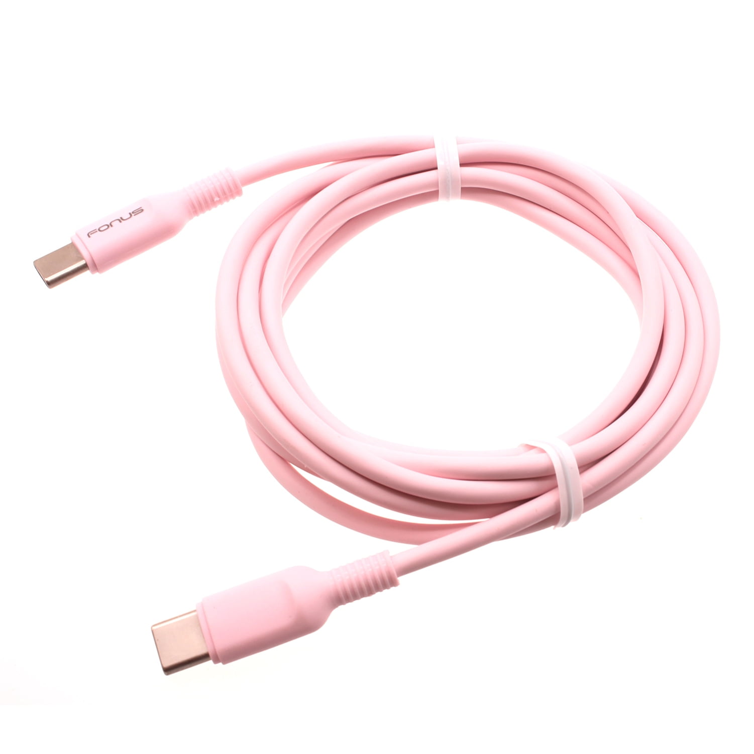 USB-C to Type-C Pink 6ft Long Cable for Motorola Moto G Power 5G (2025 ...