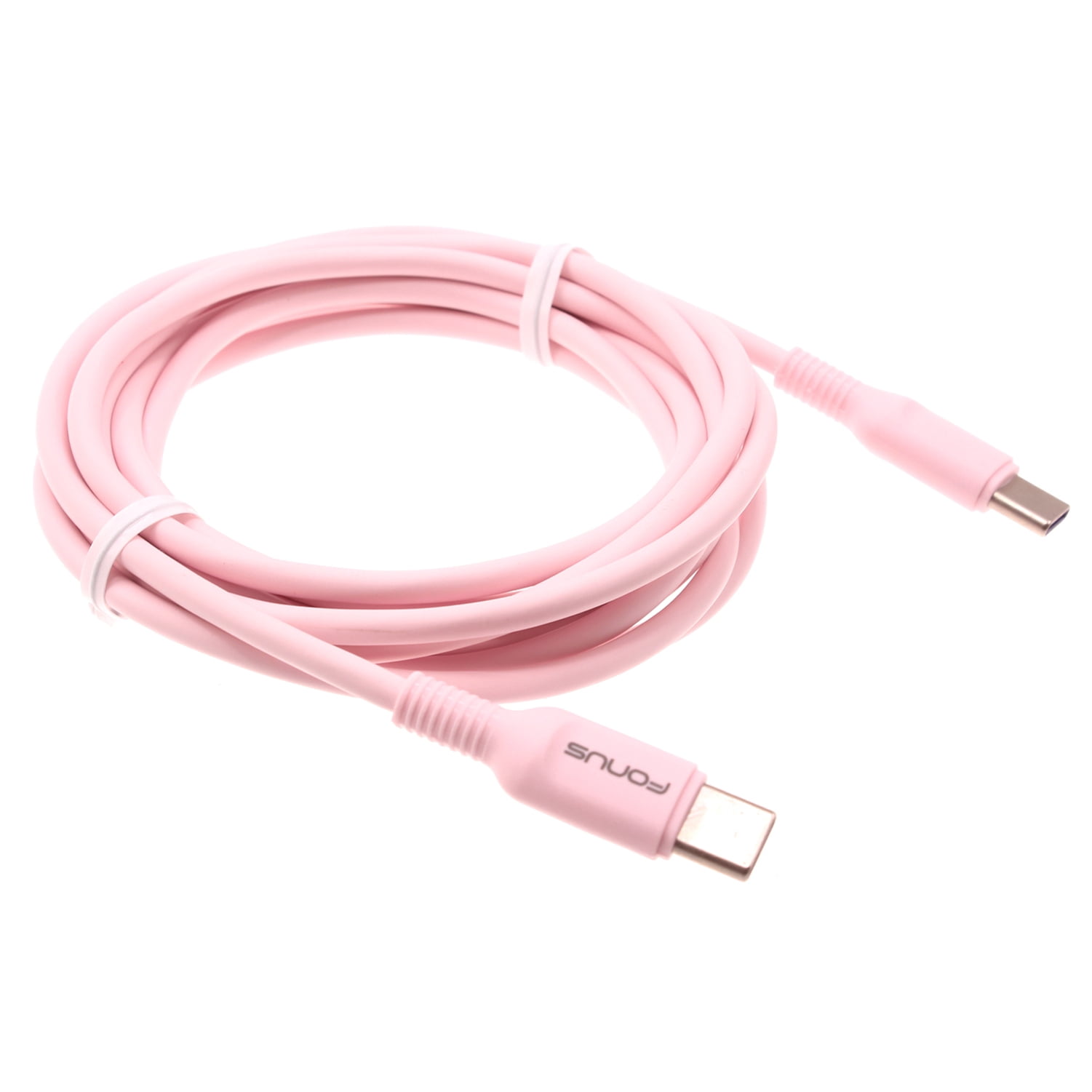 USB-C to Type-C Pink 6ft Long Cable for Samsung Galaxy A54 5G/A34 5G ...
