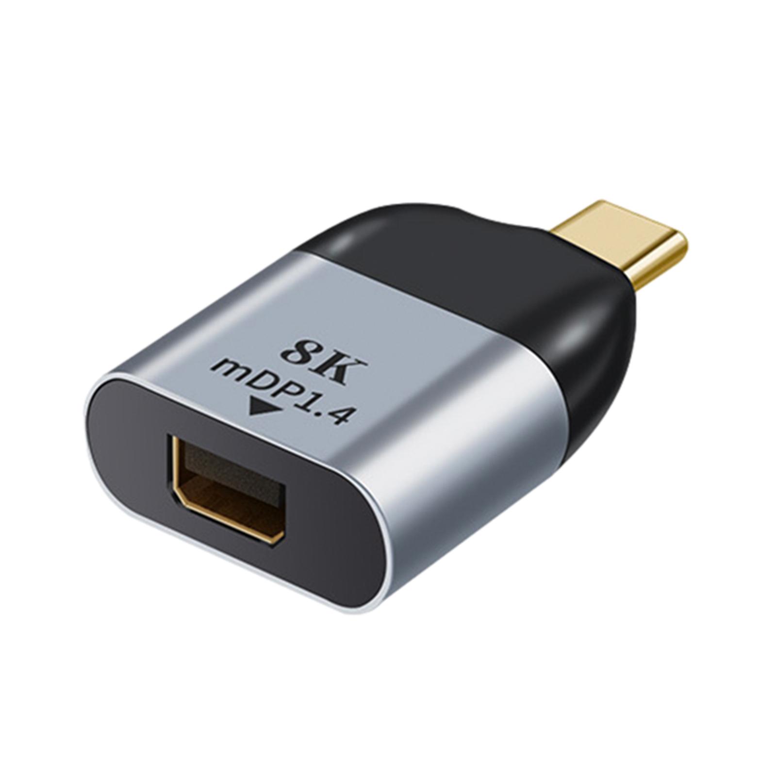 USB C to USB 3 1 compatible DP Mini DP VGA RJ45 Adapter USB Type C ...