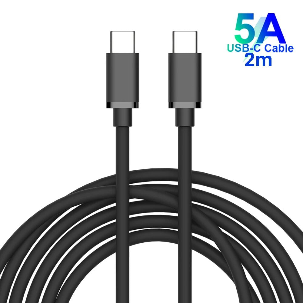 USB C to USB C Cable PD 100W, Long 3m/10ft USB Type-C 5A E Mark Fast Charging Nylon Braided ...