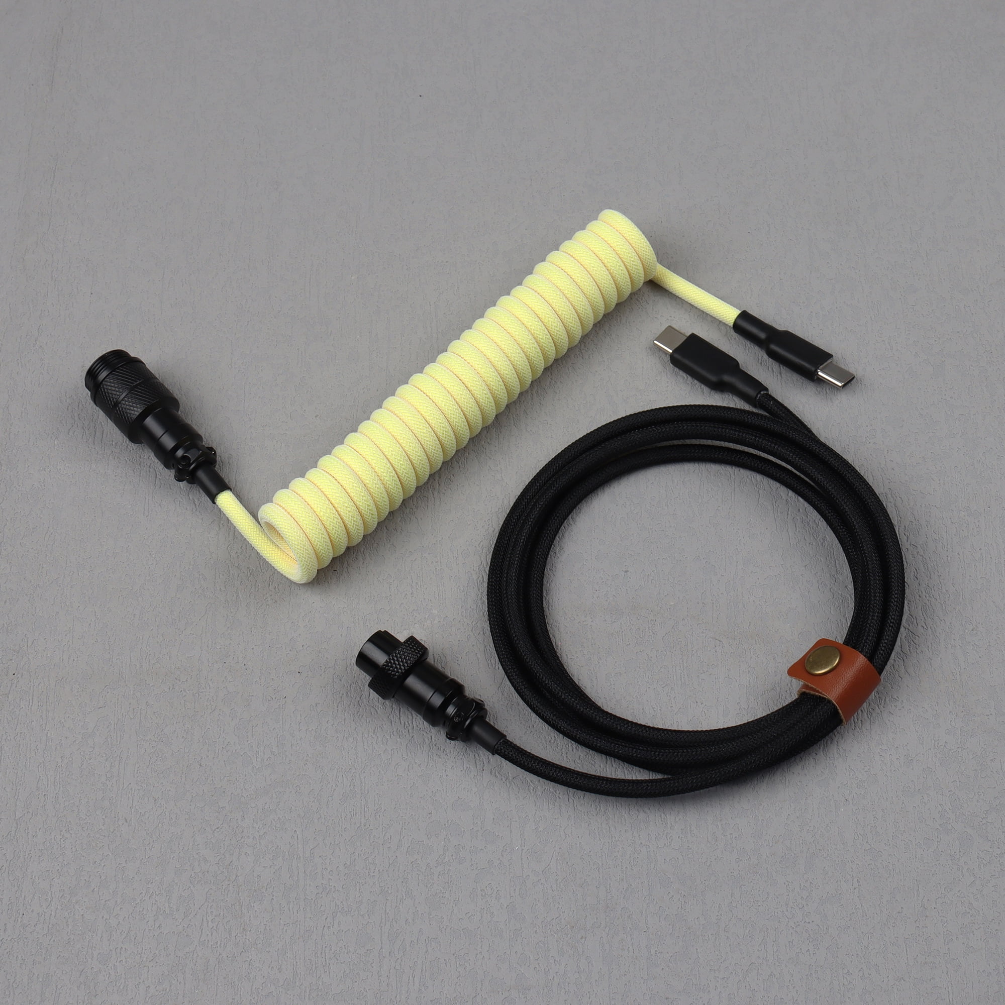 USB C to USB C Coiled Keyboard Cable for Gaming Keyboard Desktop ...