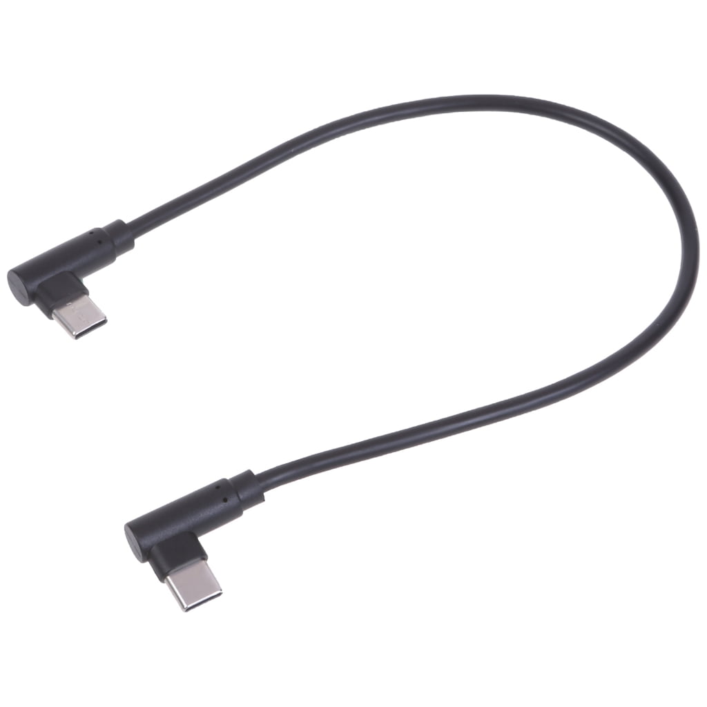 USB C to USB C Type C Cable 40W Fast Charging Right Angled Data Cord 90 ...