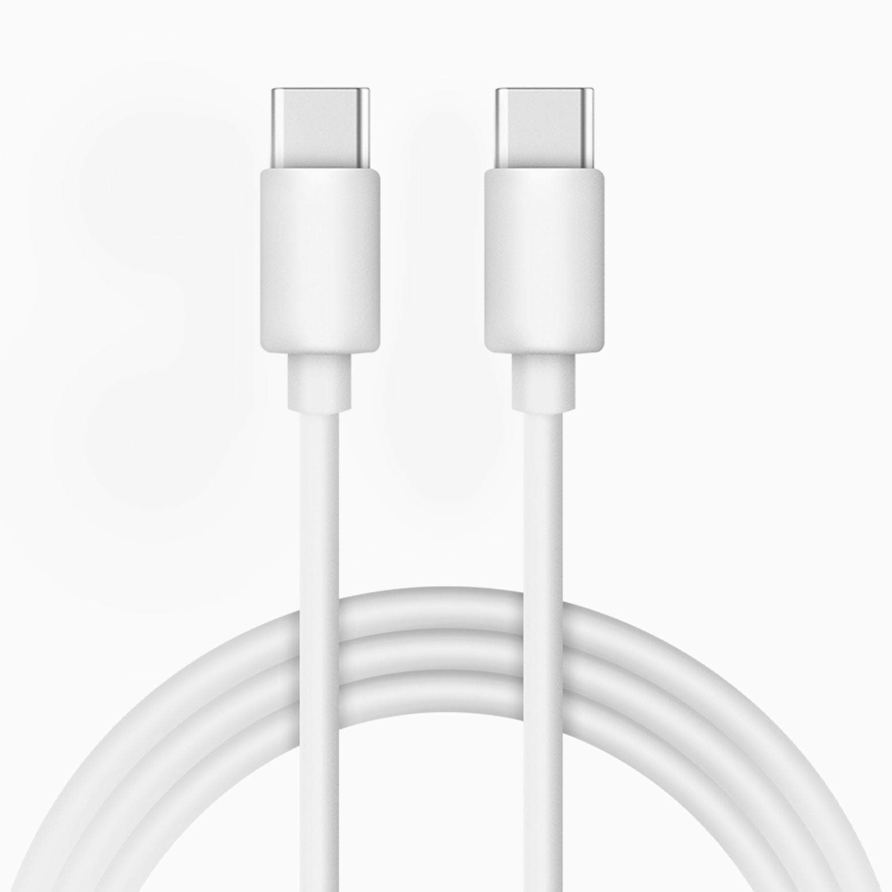 USB-C to USB-C (Type-C) High-Speed Charge & Sync Cable - White ...