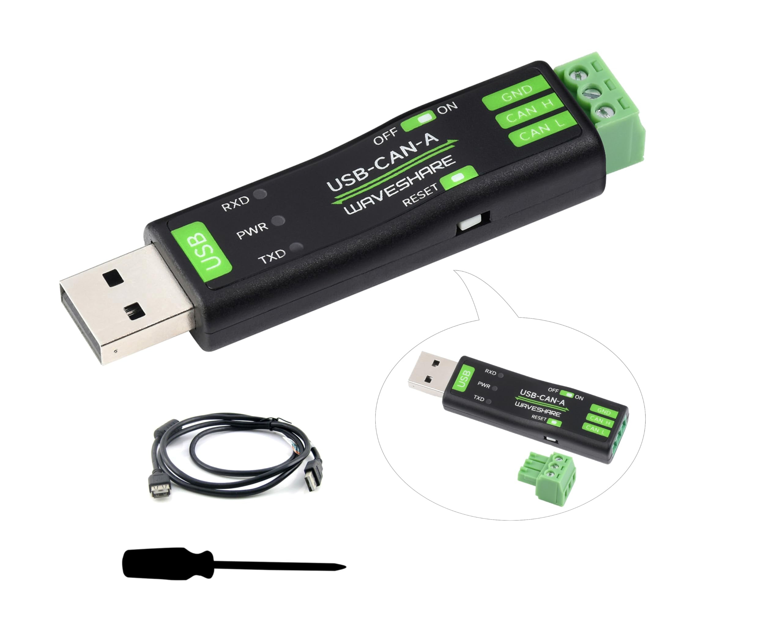 USB to CAN Adapter RRF12 Board STM32 Chip CAN Baud Rate 5kbps~1Mbps is ...