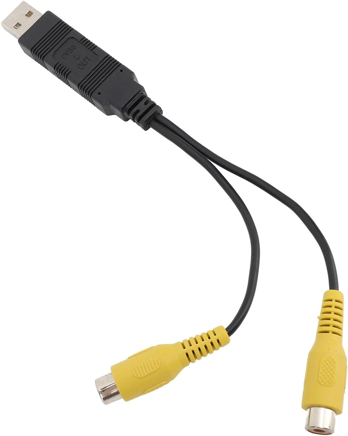 USB to CVBS Video Output Adapter, HD Video Easy to Use USB toInterface Cable Adapter for Android ...